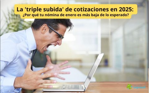 La 'triple subida' de cotizaciones en 2025: nómina más baja